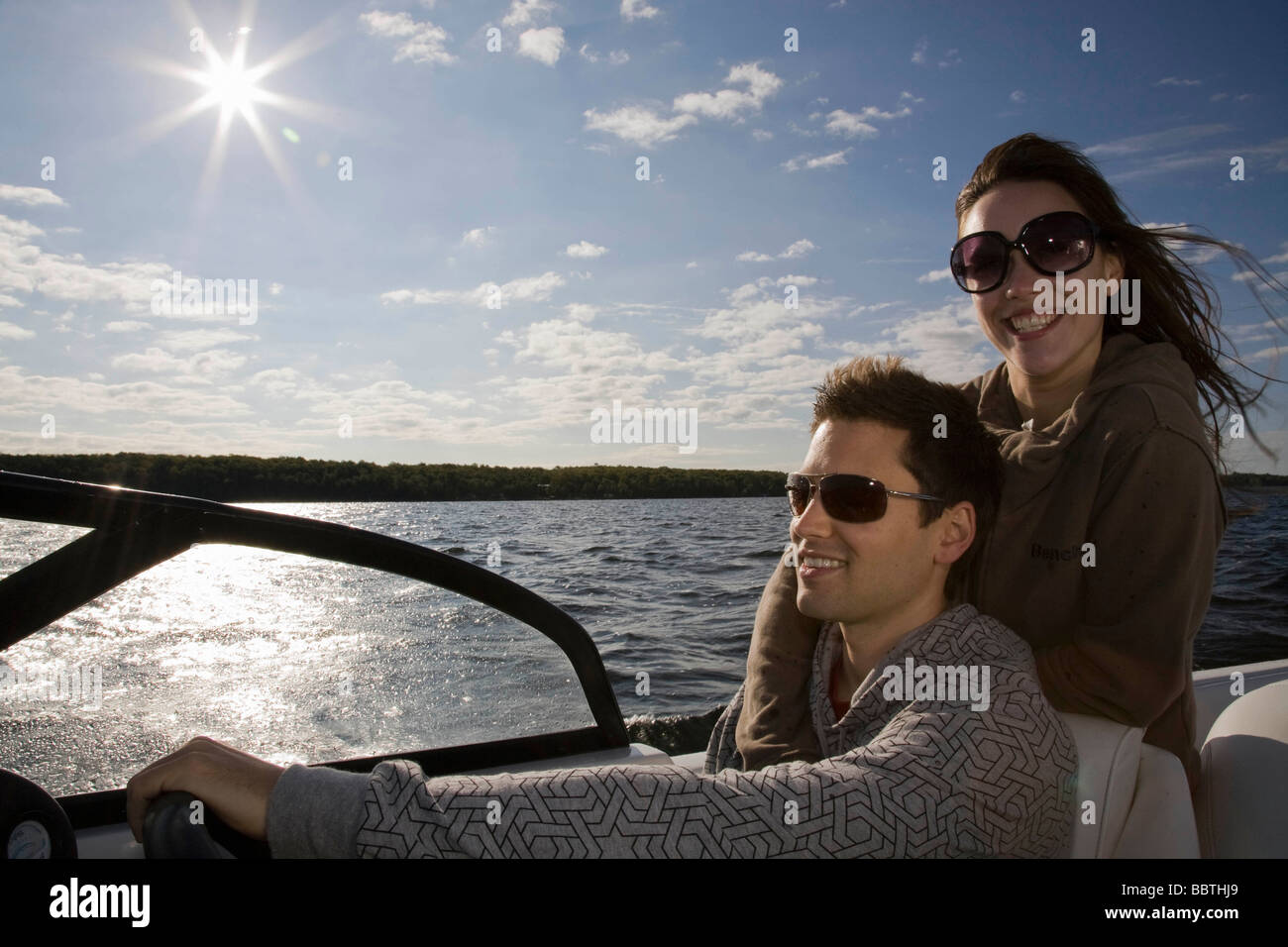 Passenger enjoying speedboat hi-res stock photography and images - Alamy