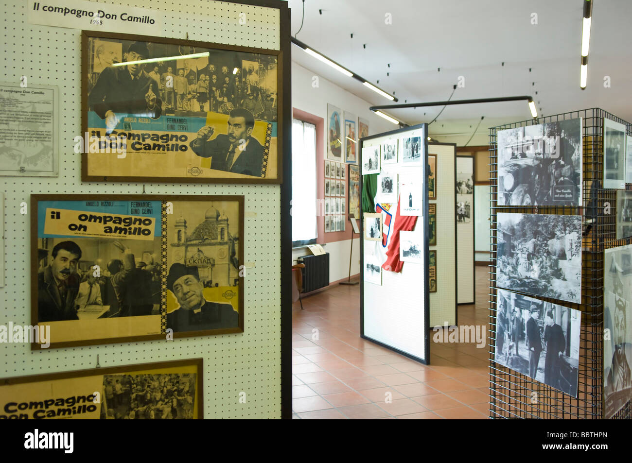 Don Camillo e peppone museum, Brescello, Emilia Romagna, Italy Stock ...