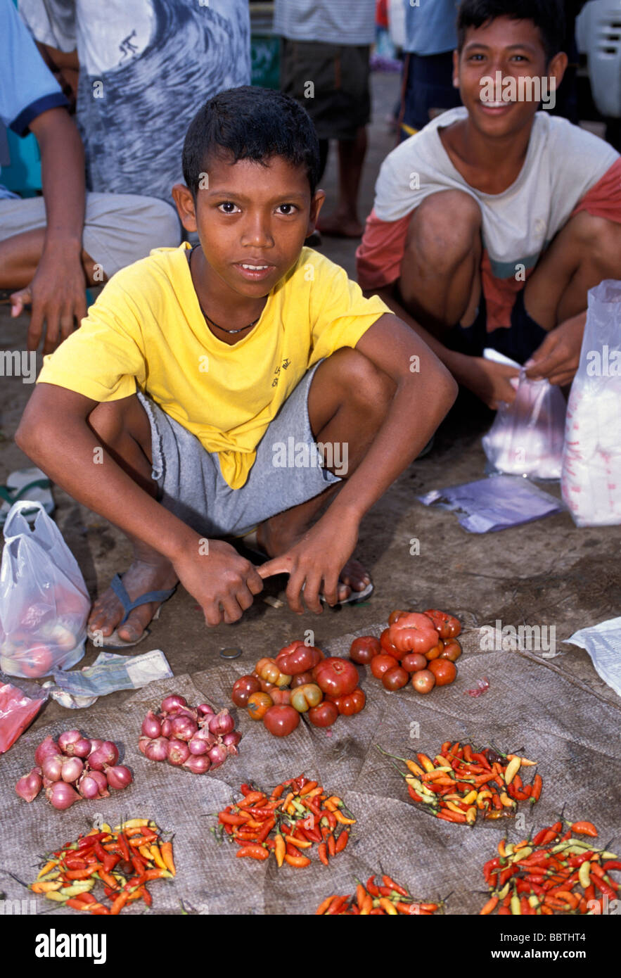 Market, Manado, Sulawesi island, Sunda Islands, Indonesia Stock Photo ...