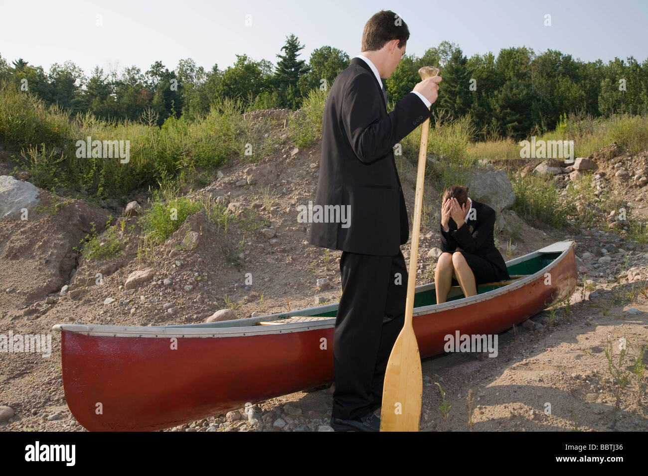 Canoe head hi-res stock photography and images - Alamy