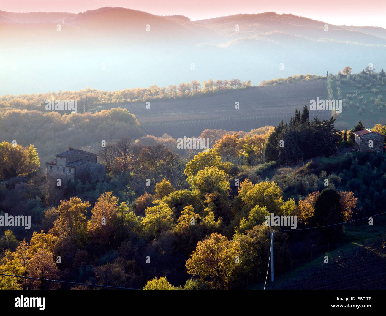 Countryside, Chianti, Tuscany, Italy Stock Photo - Alamy