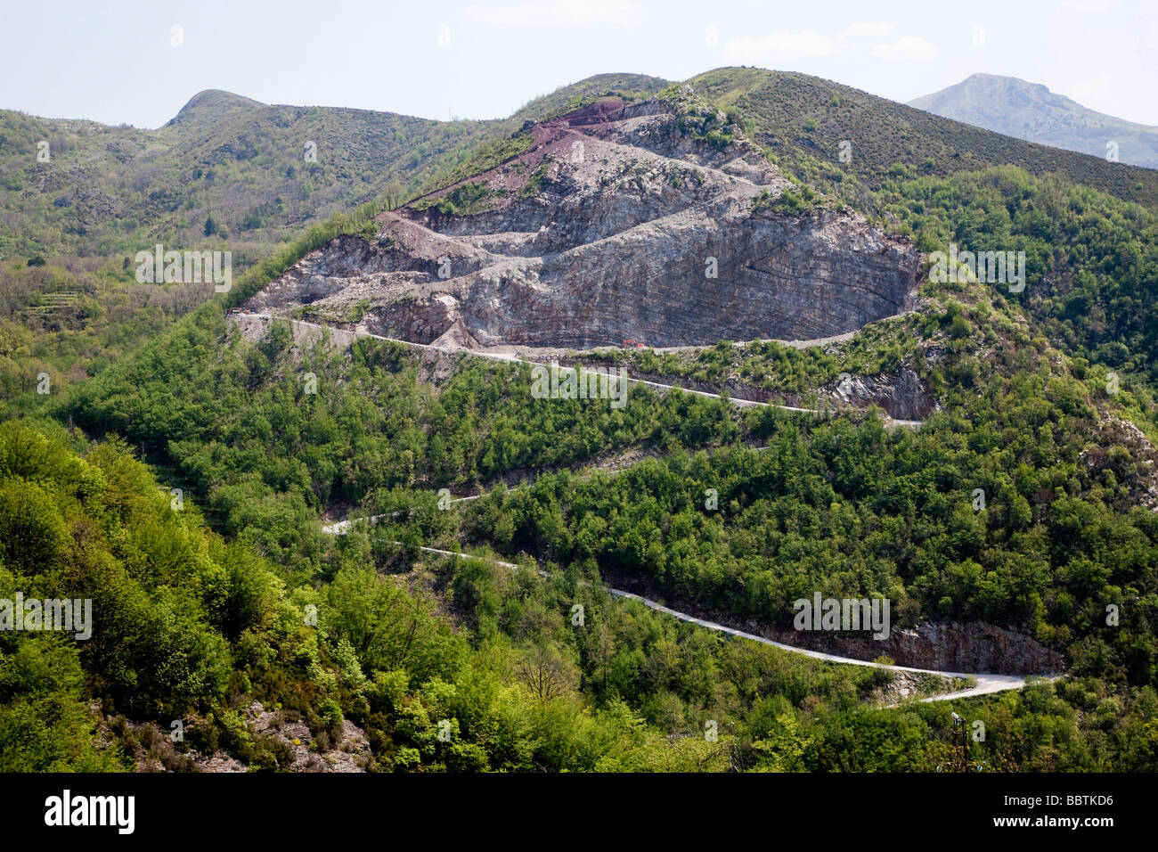 Gambatesa mine, Aveto Natural Regional Park, Ligury, Italy Stock Photo ...