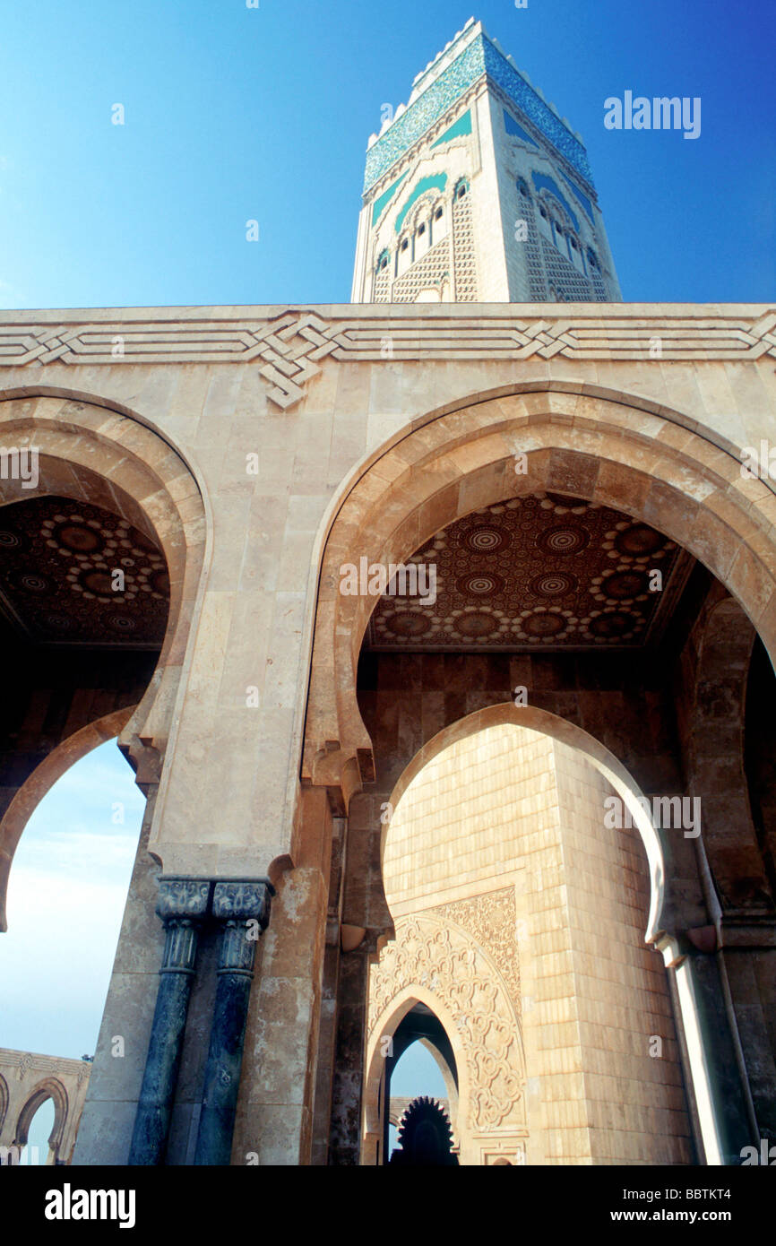 Mohammed V mosque, Casablanca, Morocco, North Africa Stock Photo - Alamy