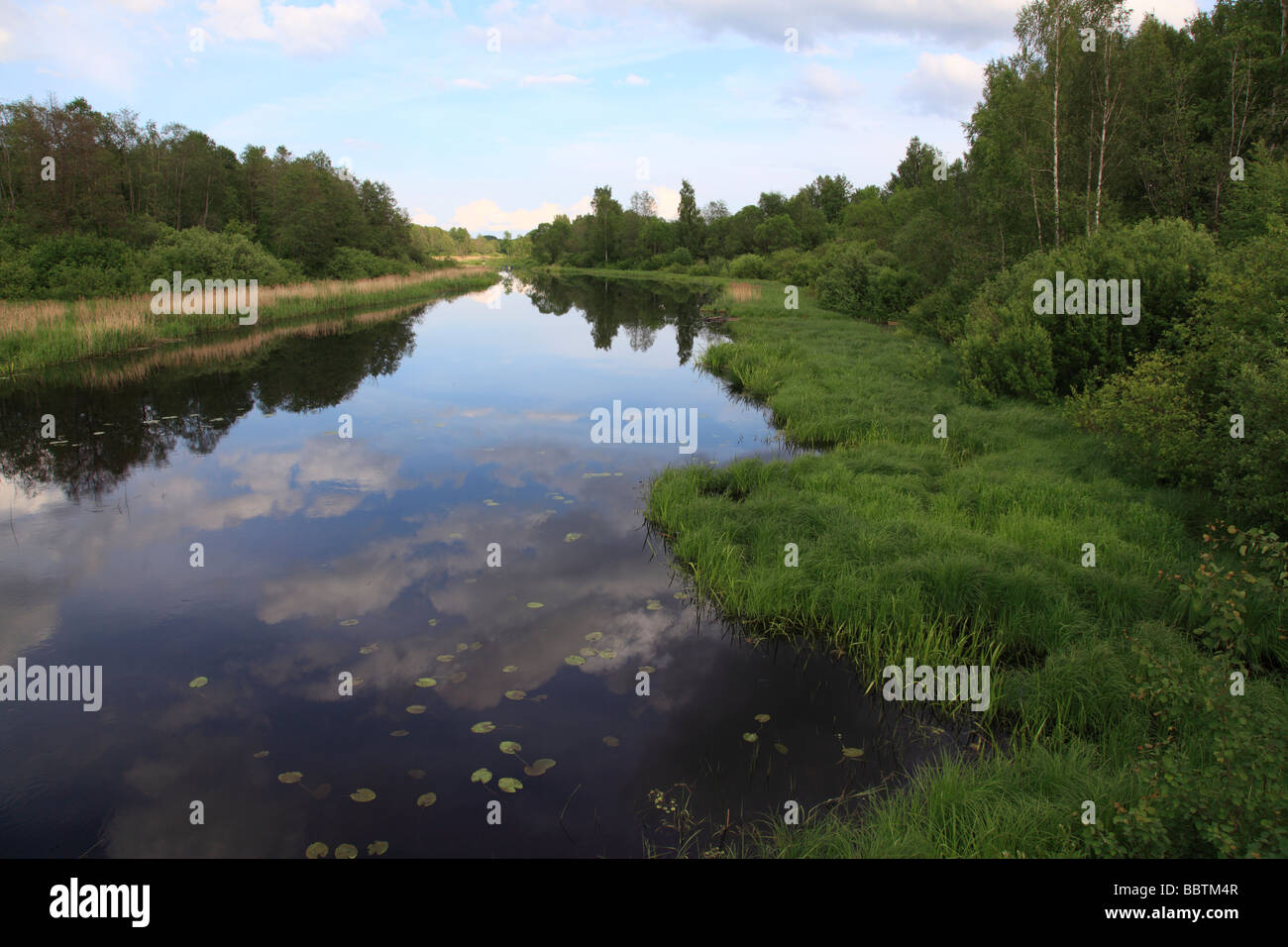 river at Soomaa National Park, Estonia, Baltic Nation, Eastern Europe ...