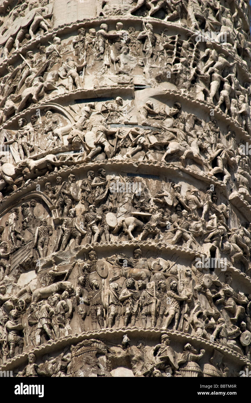 Piazza Colonna Rome Italy Stock Photo - Alamy