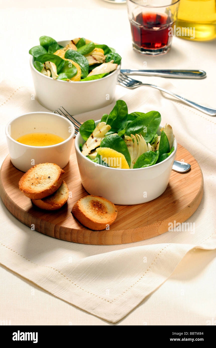 Grilled salad, Italy Stock Photo - Alamy