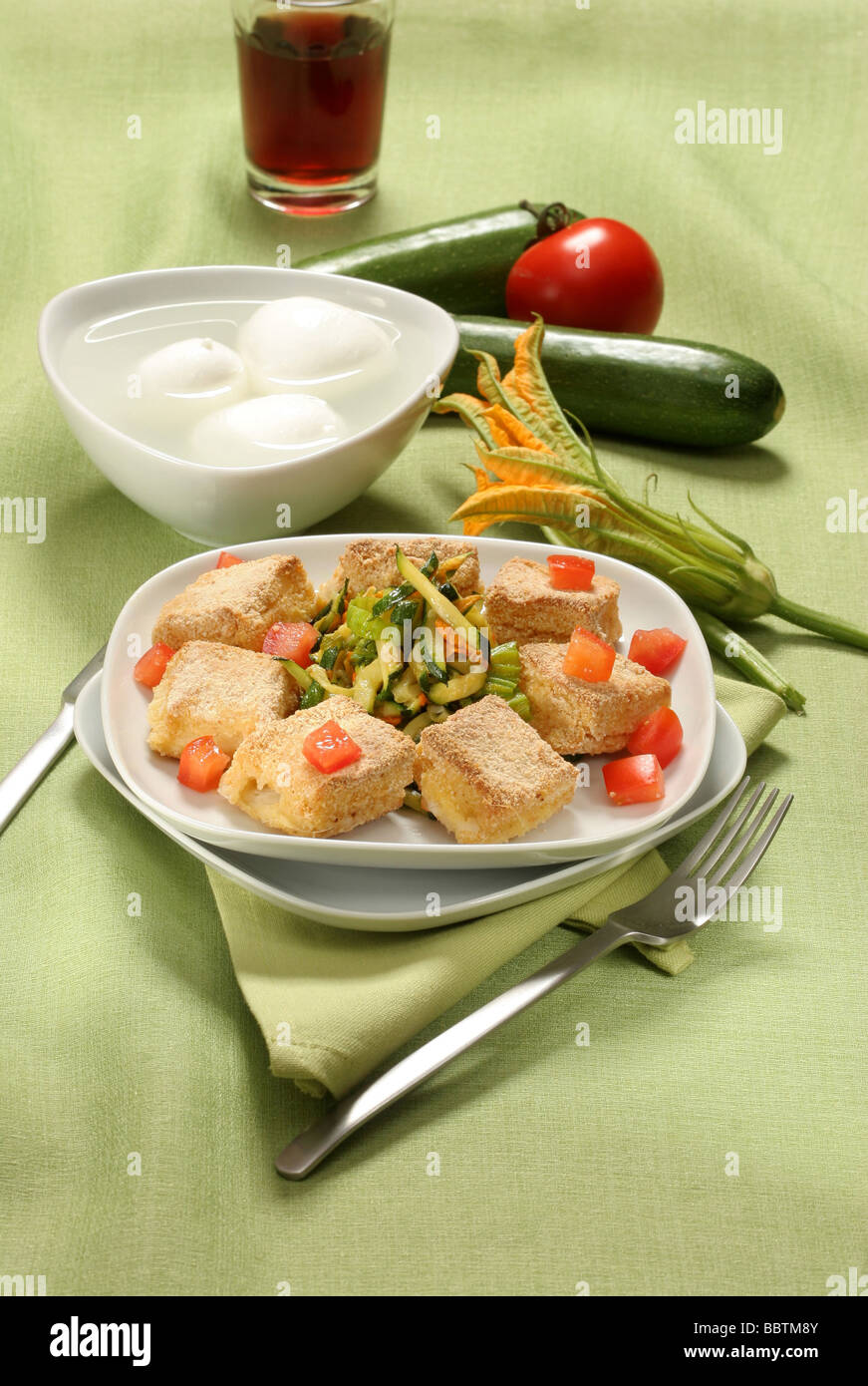 Mozzarella in carrozza, Italy Stock Photo - Alamy