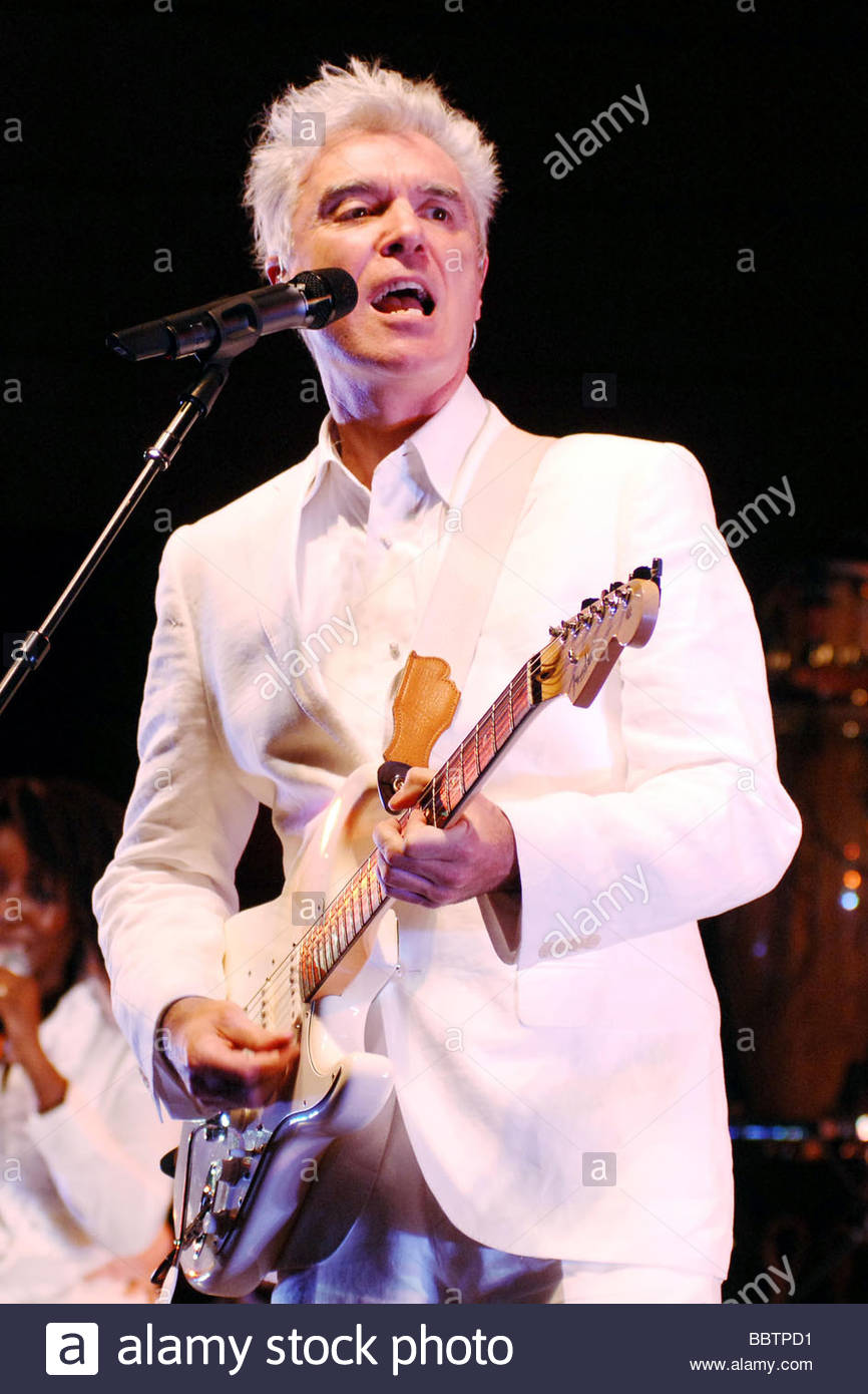 David Byrne Singer High Resolution Stock Photography and Images - Alamy