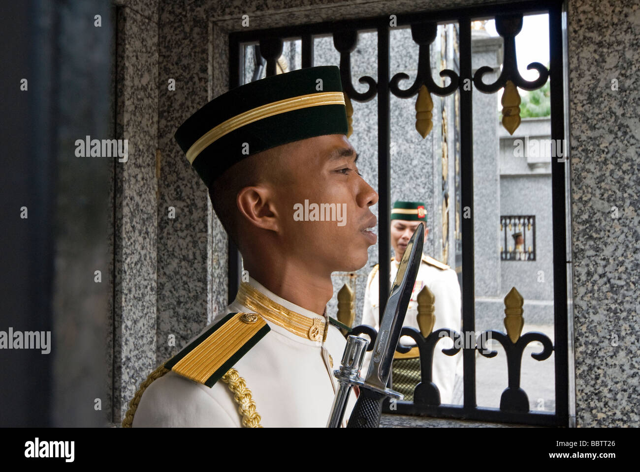 Guard at Royal Palace Kuala Lumpur Malaysia Asia Stock Photo - Alamy