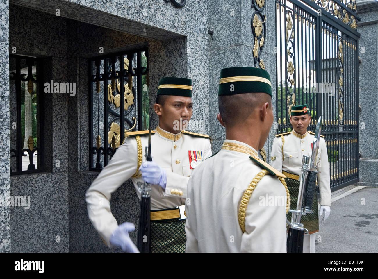 Guards at Royal Palace Kuala Lumpur Malaysia Asia Stock Photo - Alamy