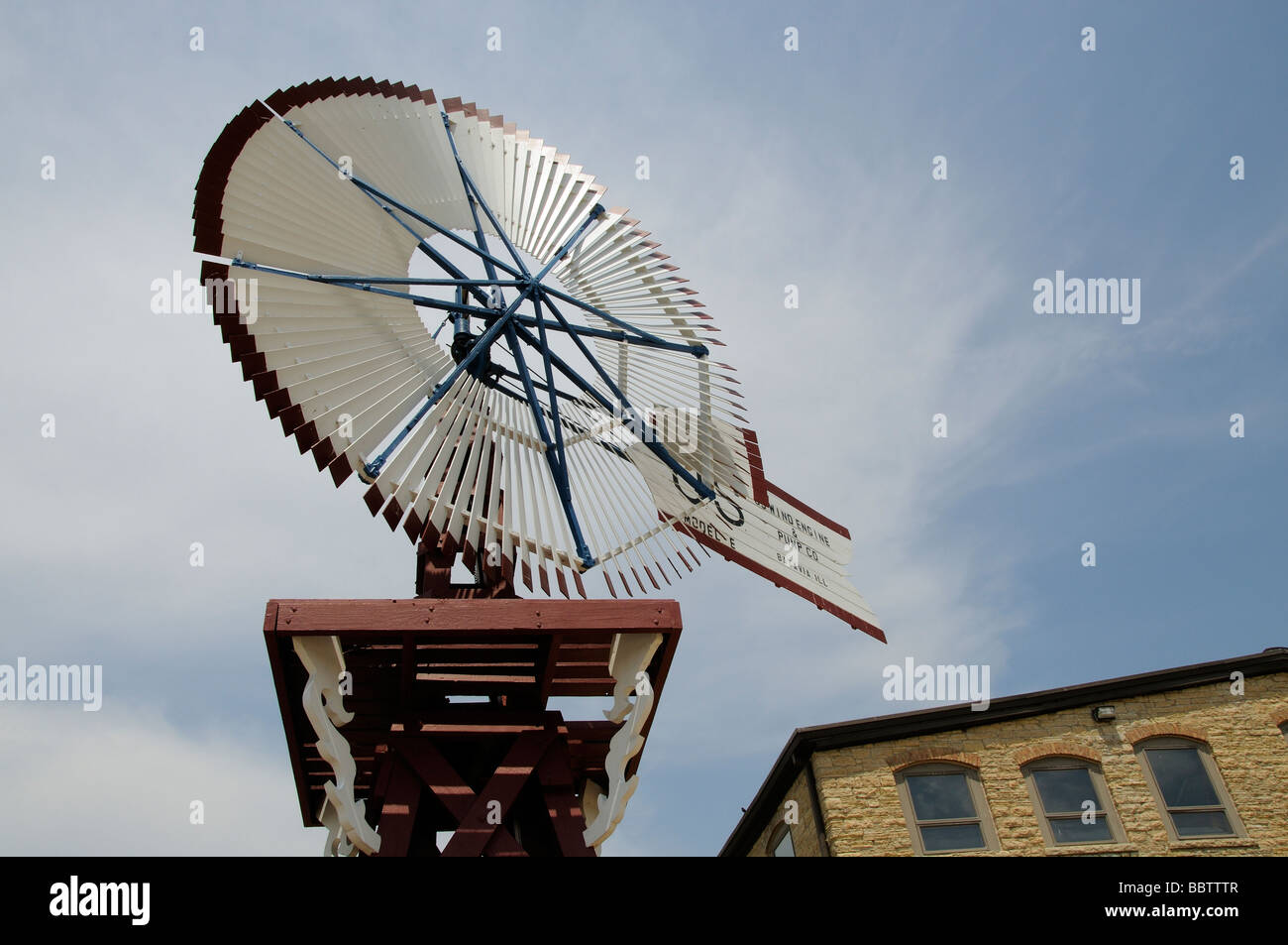 American windmill wind engine hi-res stock photography and images - Alamy
