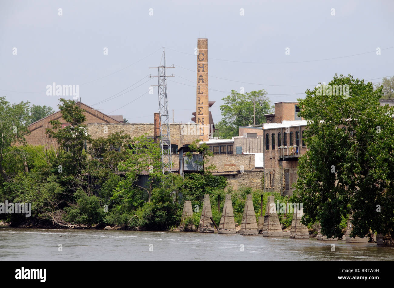 The former Challenge windmill factory on the Fox River in Batavia ...