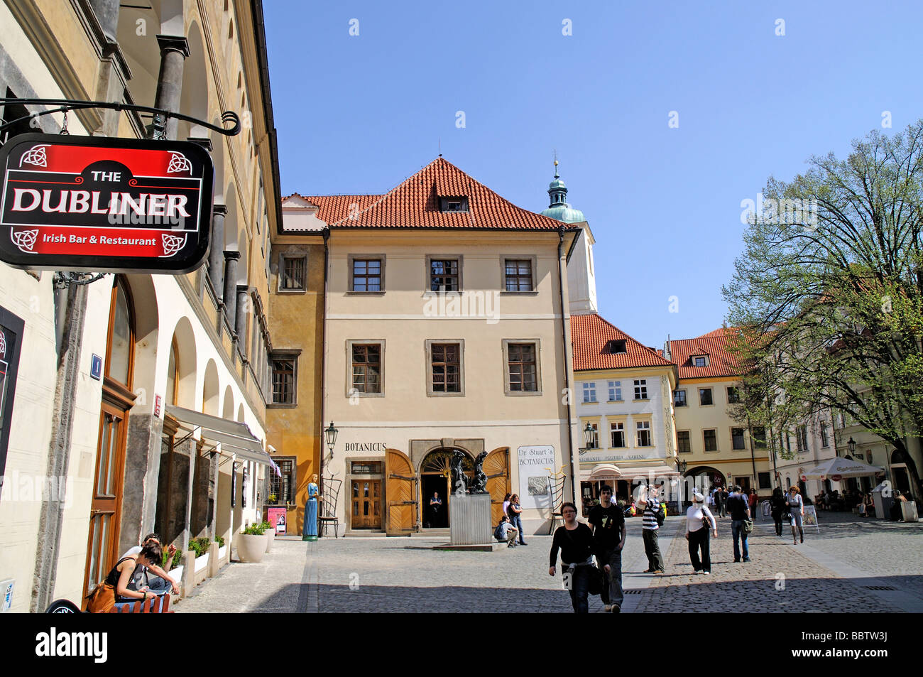 Characters and sights of Prague the Capital of the Czech Republic Stock ...