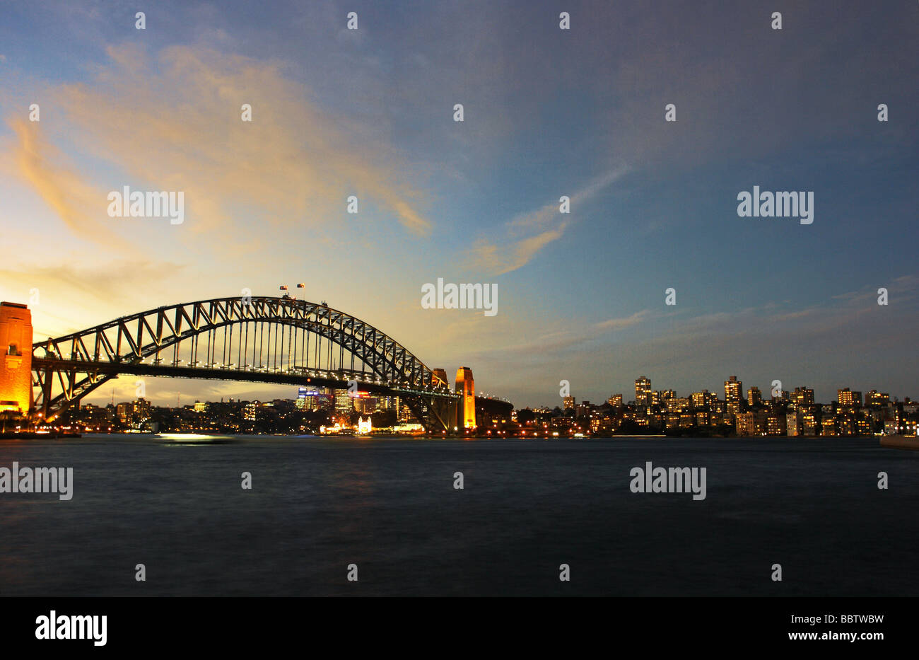 Sydney harbour bridge sunset hi-res stock photography and images - Alamy