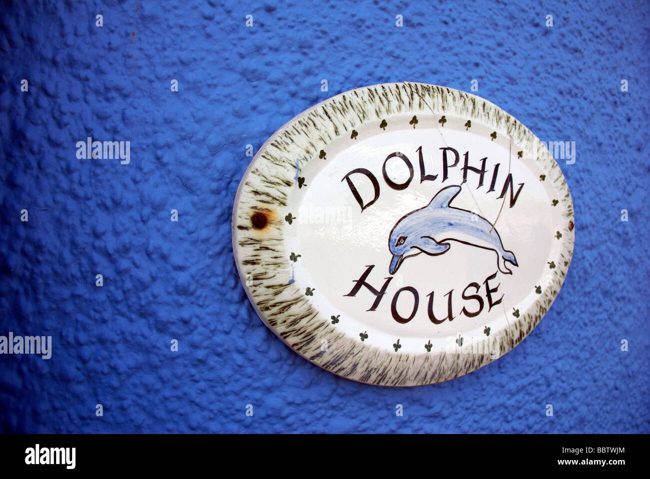 Dolphin House sign, Dartmouth, Devon, UK Stock Photo - Alamy