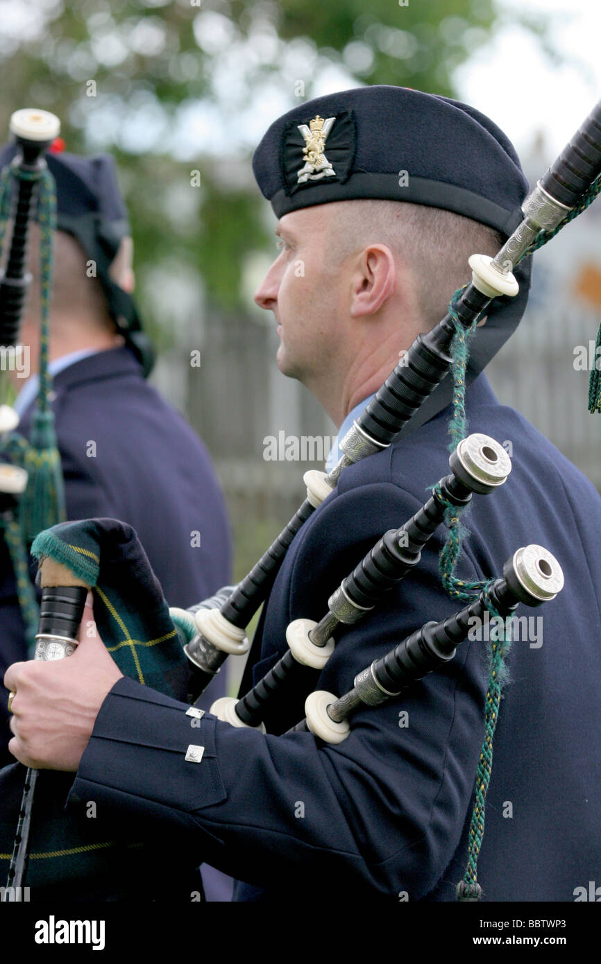 8th Innerleithen Pipe Band Championships - Scottish Borders Stock Photo ...