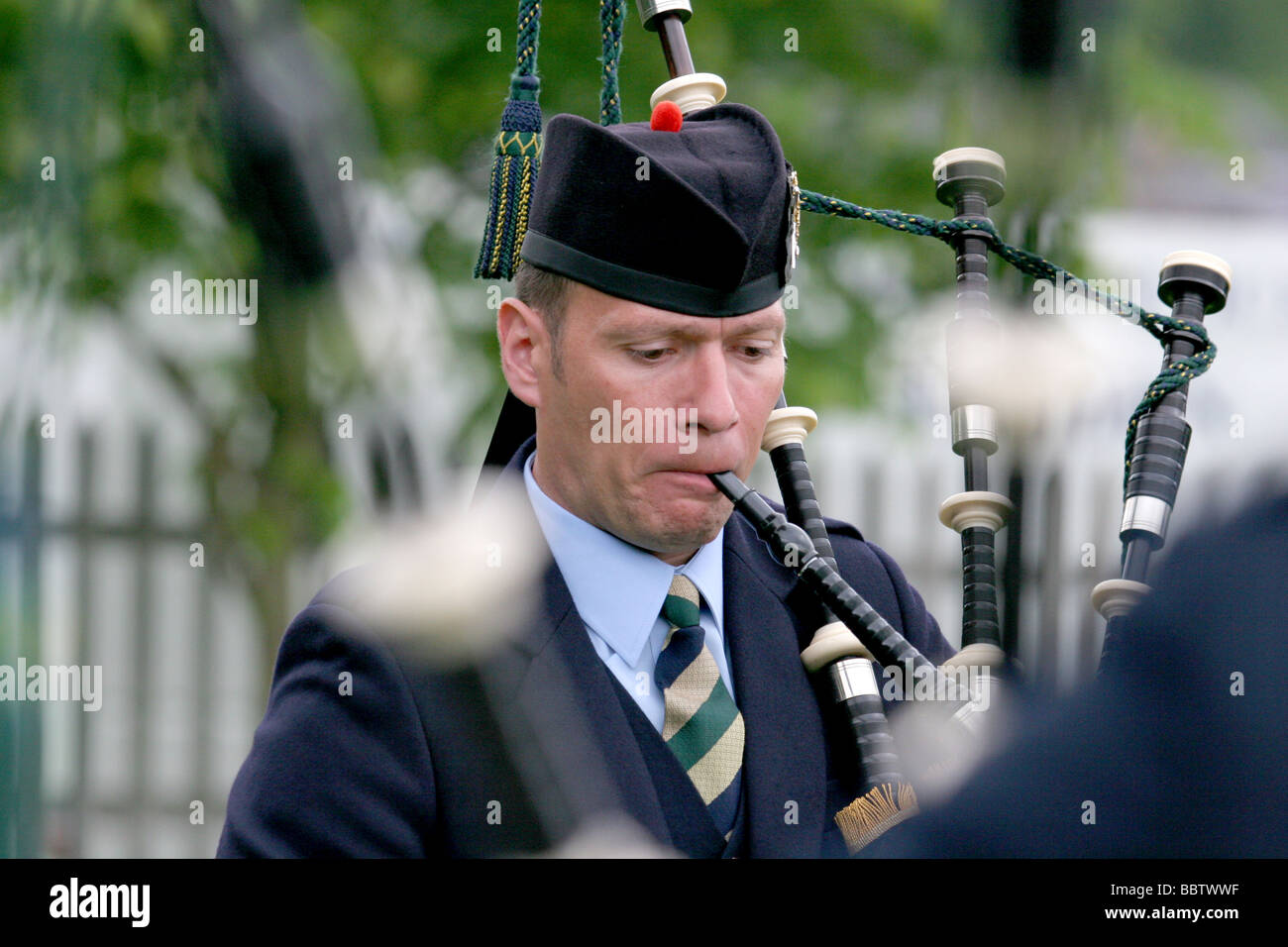 8th Innerleithen Pipe Band Championships - Scottish Borders Stock Photo ...