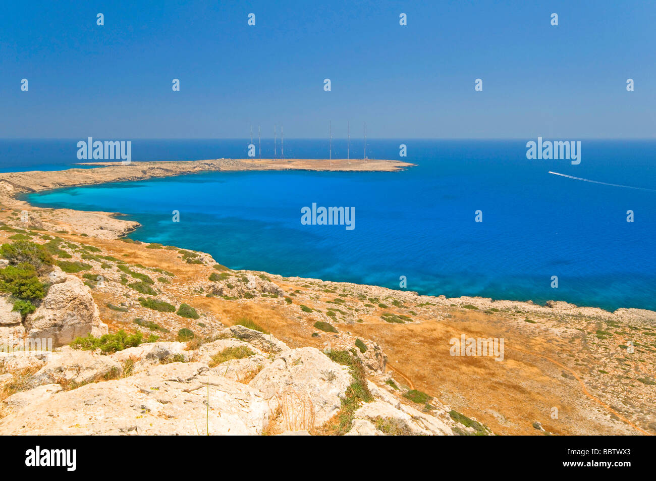 Ayia napa cyprus rocks coastline hi-res stock photography and images ...