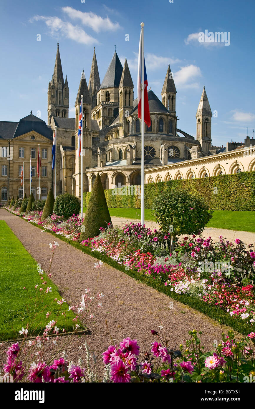 Abbaye aux Hommes in Caen, Normandy, France Stock Photo - Alamy