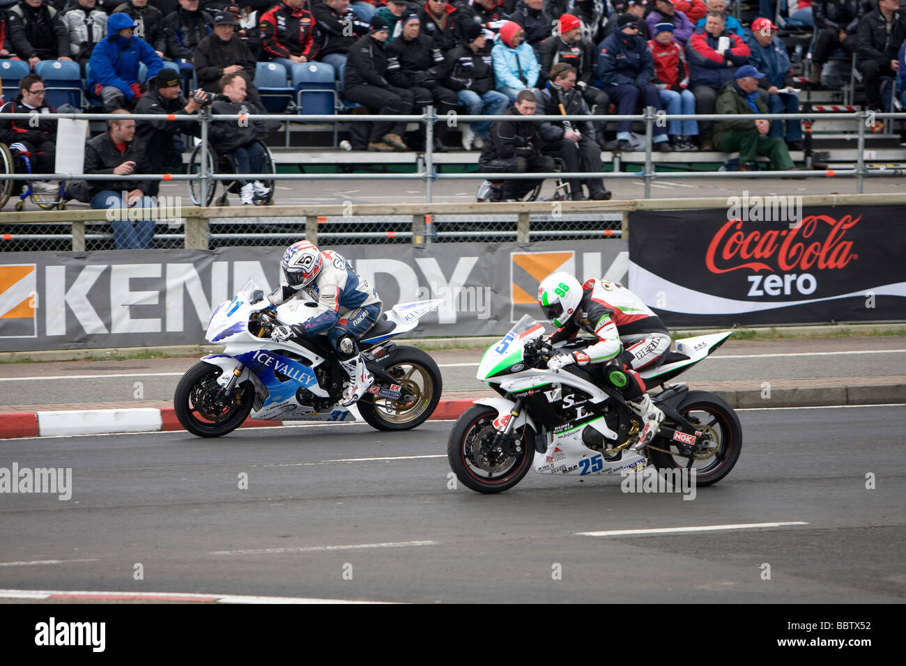 Paul Shoesmith Paul Owen start 600cc Supersport race North West 200 ...