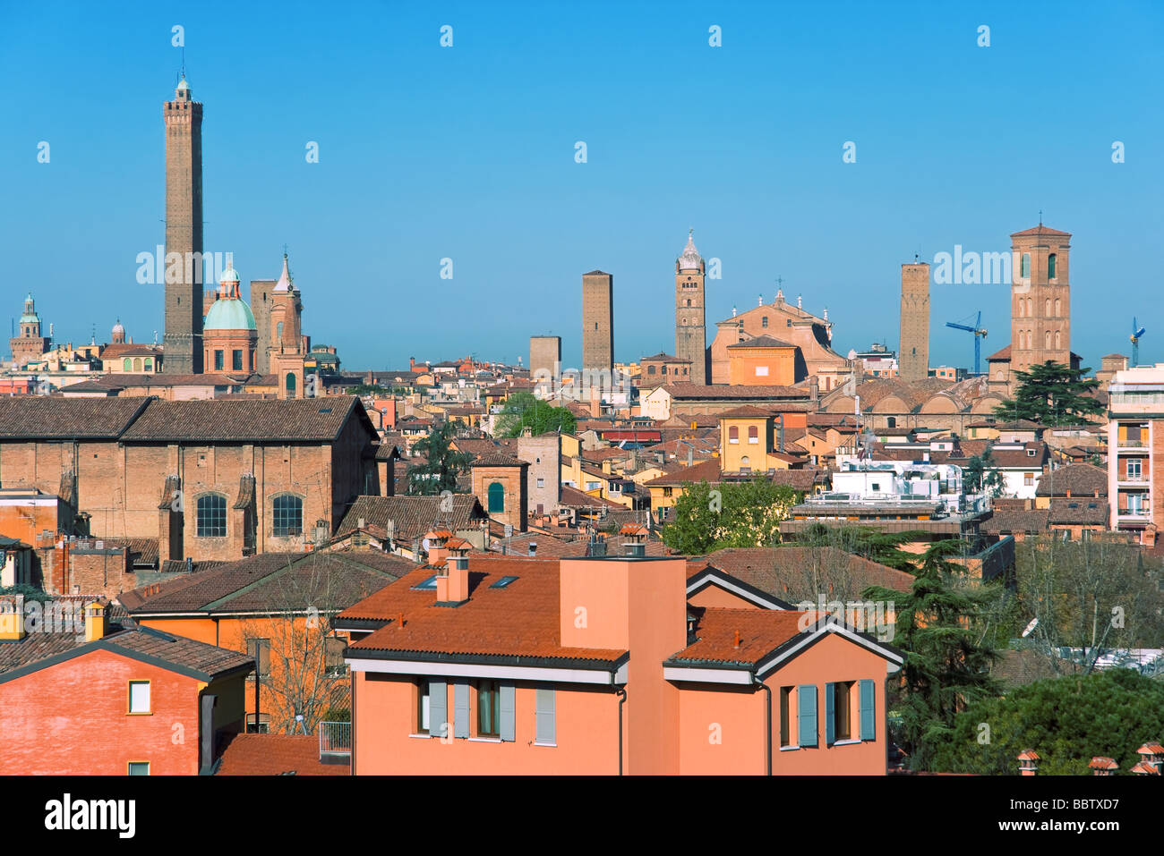 Bologna roof structure hi-res stock photography and images - Alamy