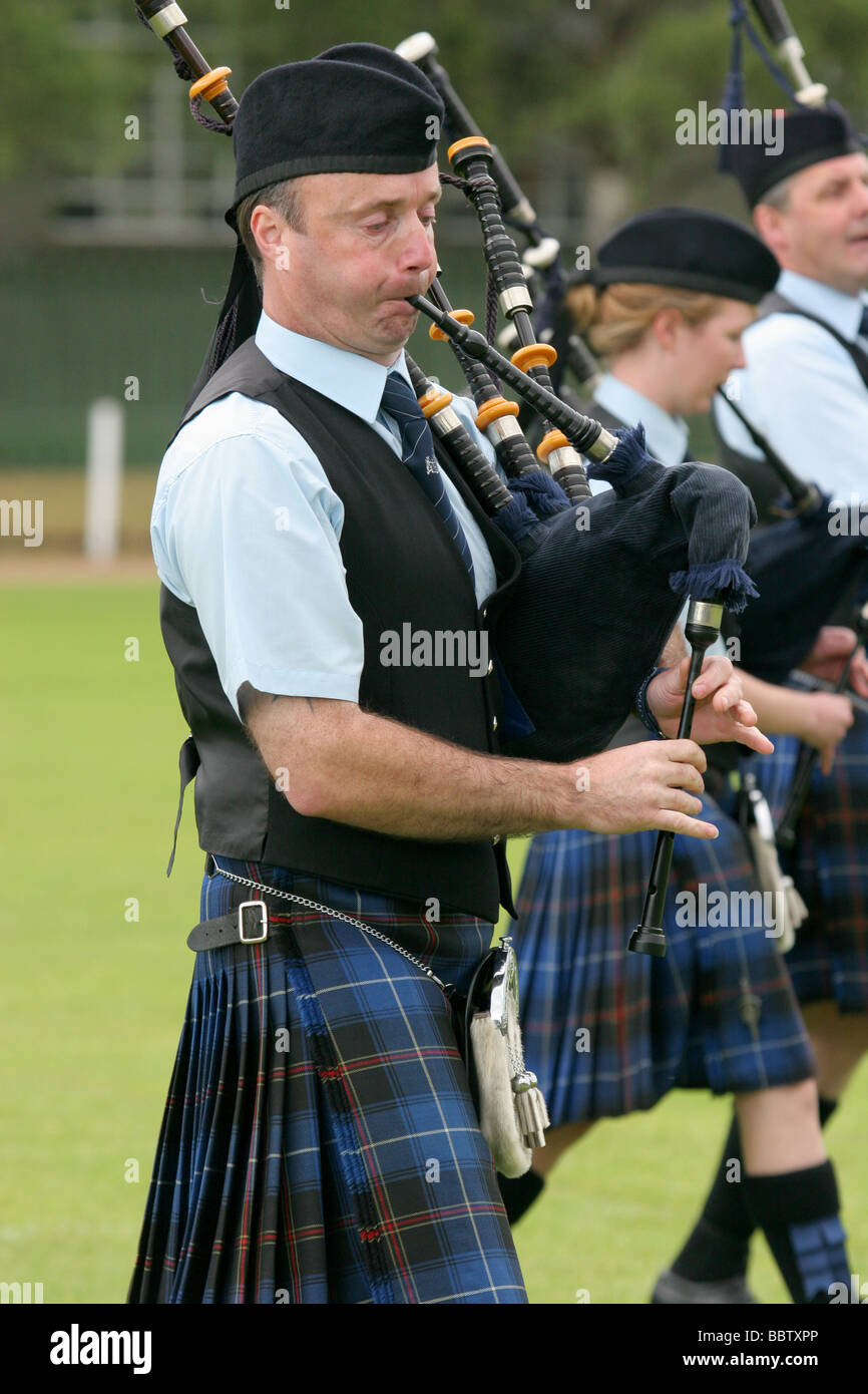 8th Innerleithen Pipe Band Championships - Scottish Borders Stock Photo ...