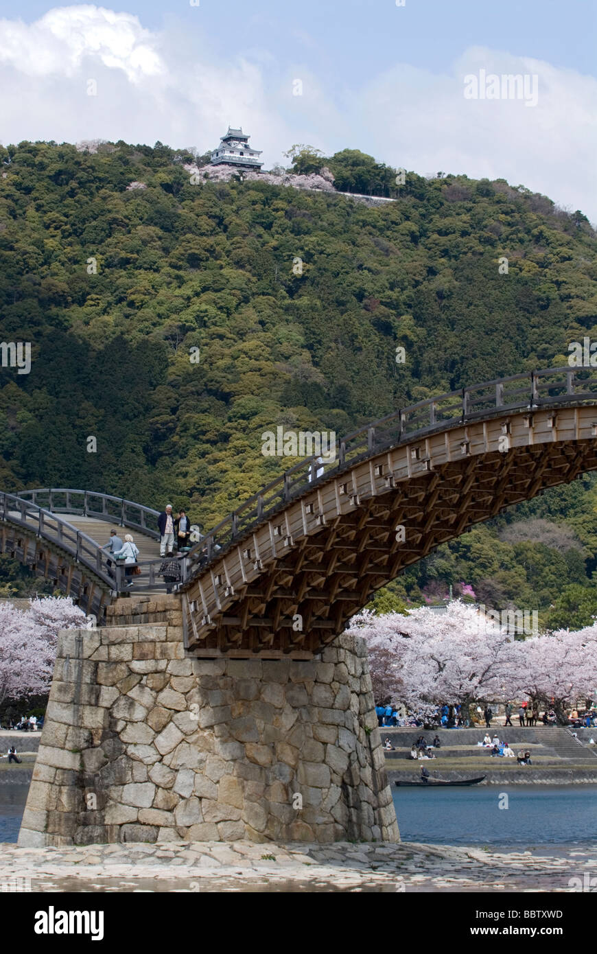 Most famous classic traditional arched bridge in Japan is the Kintai ...