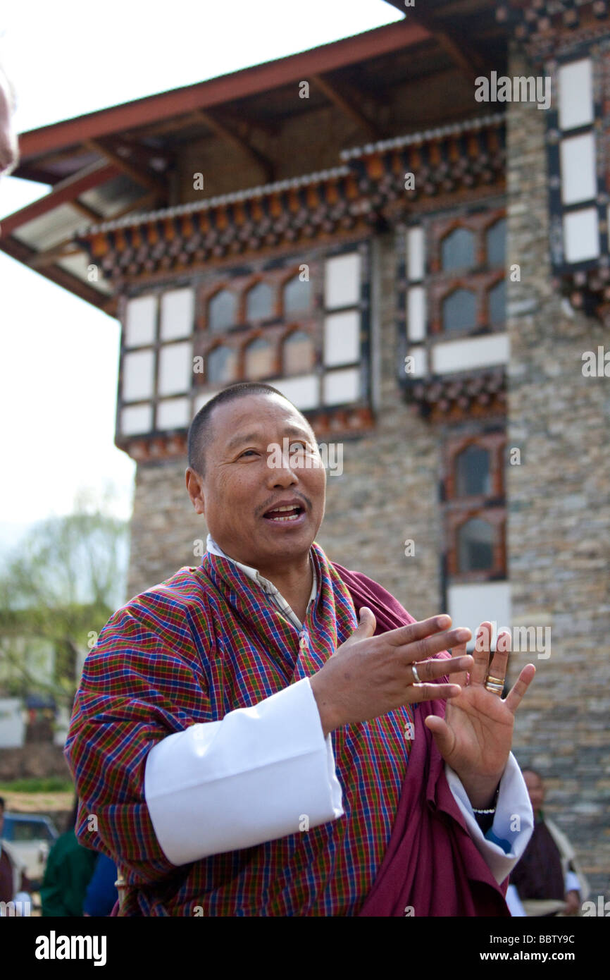 Mr Dasho Penden Wangchuk, secretary to the ministry of Home and ...