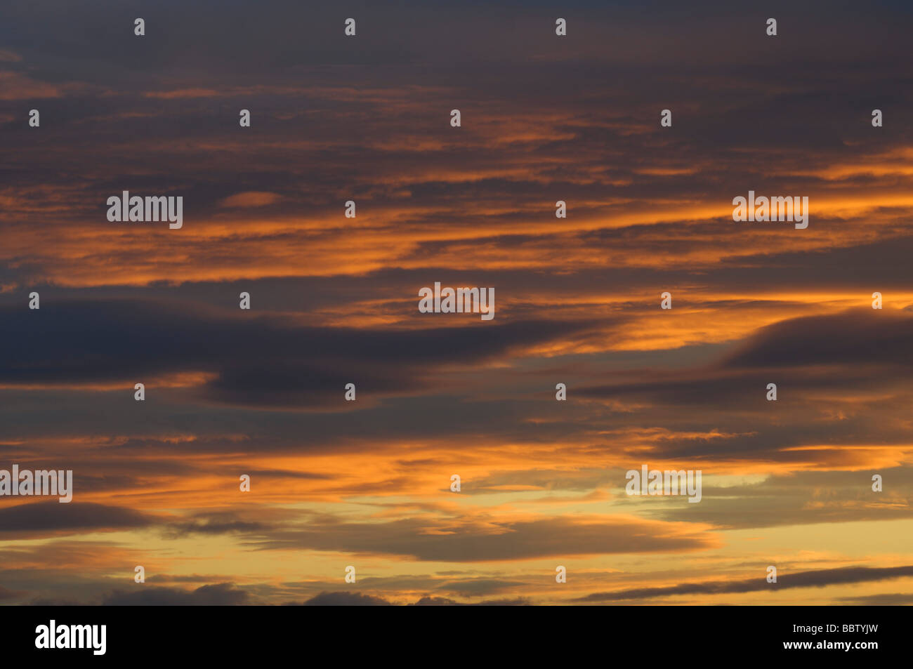 Clouds at sunset Stock Photo - Alamy