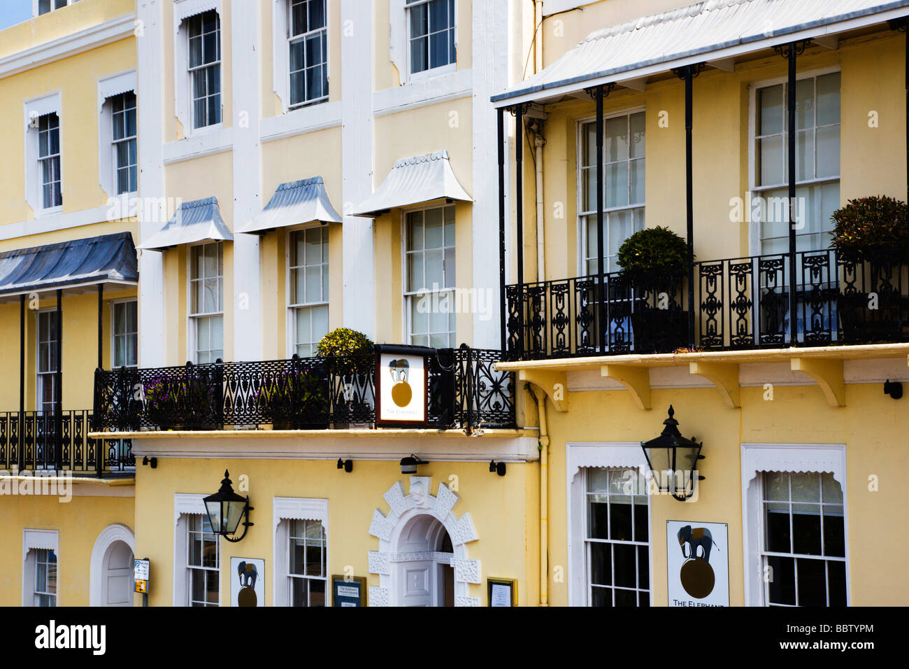 Georgian Buildings Torquay Devon England Stock Photo - Alamy