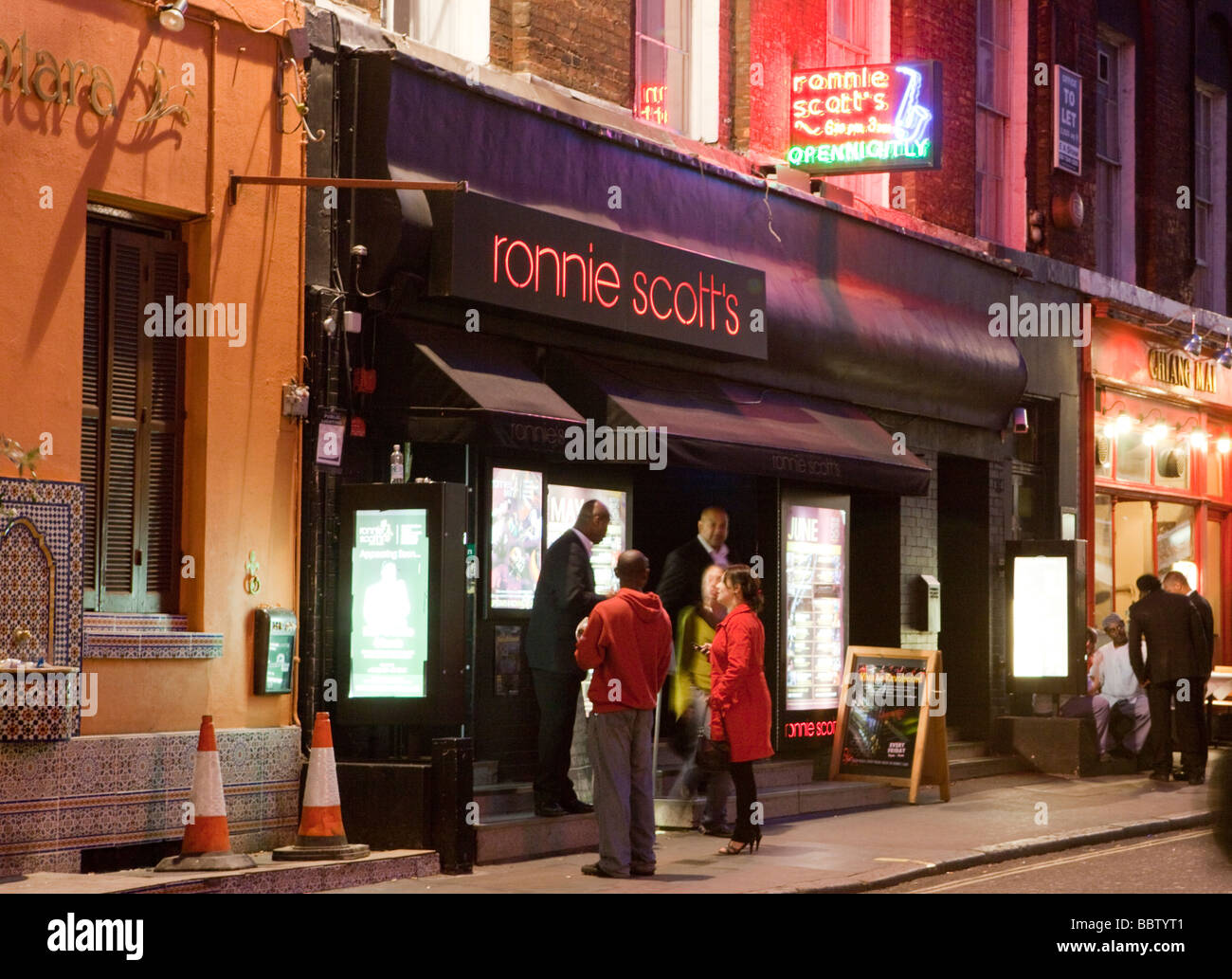 Ronnie Scotts Jazz Club Soho London UK Europe Stock Photo - Alamy