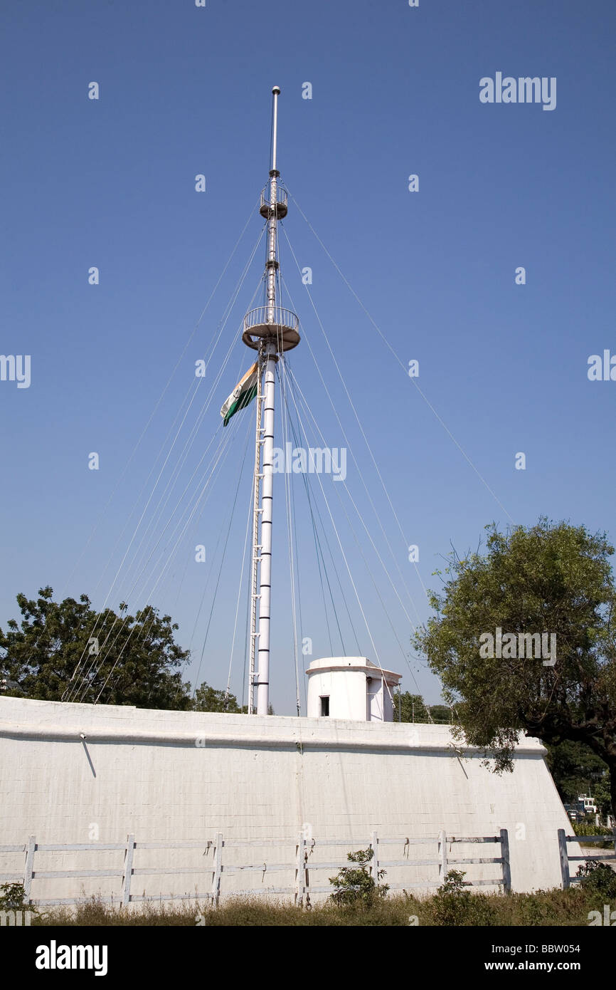 The famous flagpole at Fort St George in Chennai, India, This flagpole ...