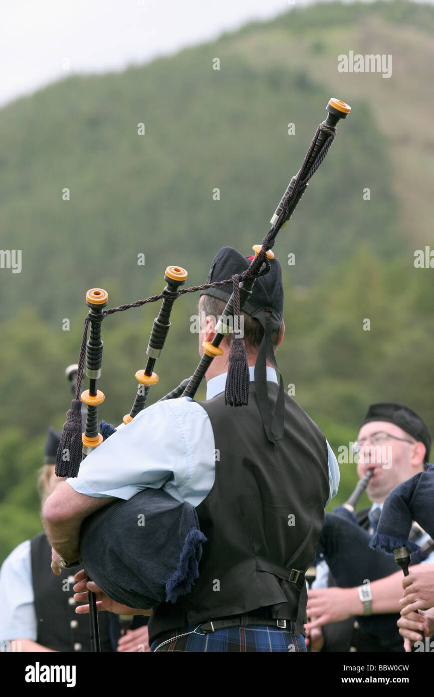 8th Innerleithen Pipe Band Championships - Scottish Borders Stock Photo ...