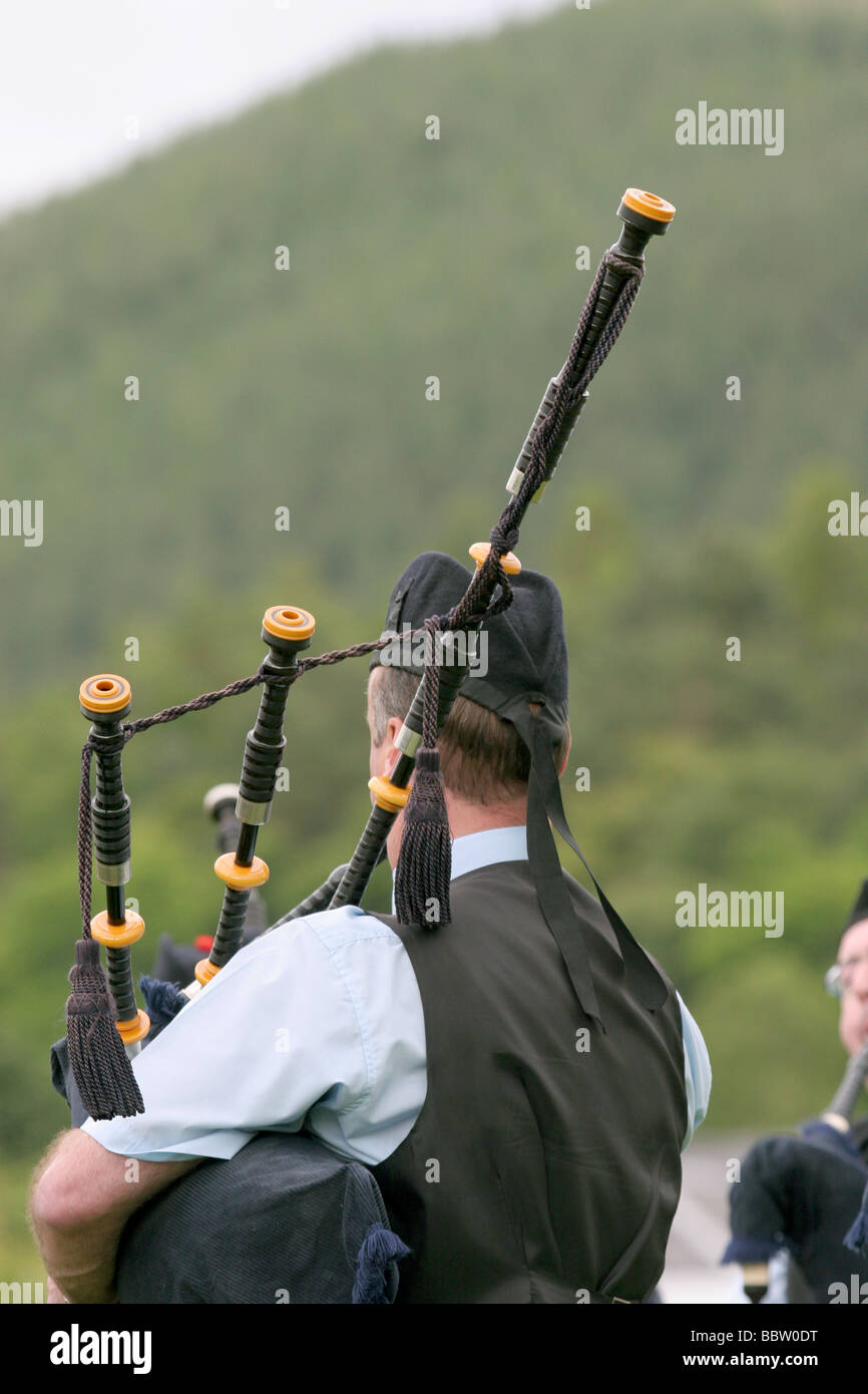 8th Innerleithen Pipe Band Championships - Scottish Borders Stock Photo ...