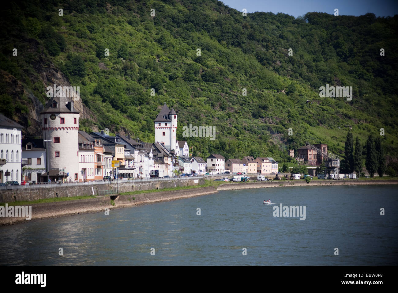 Town by the rhine river hi-res stock photography and images - Alamy