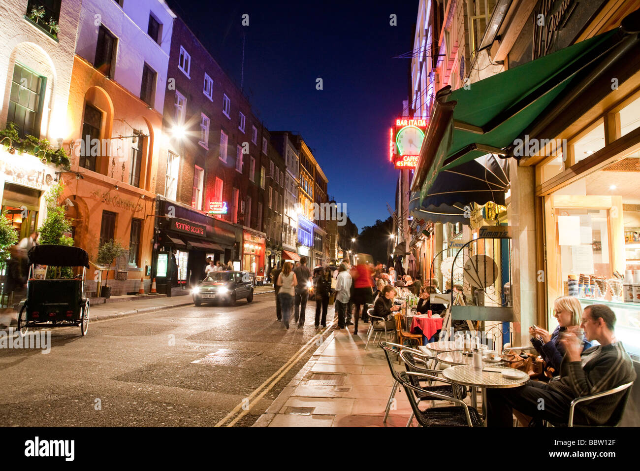 Frith Street Soho London Uk Europe Stock Photo - Alamy