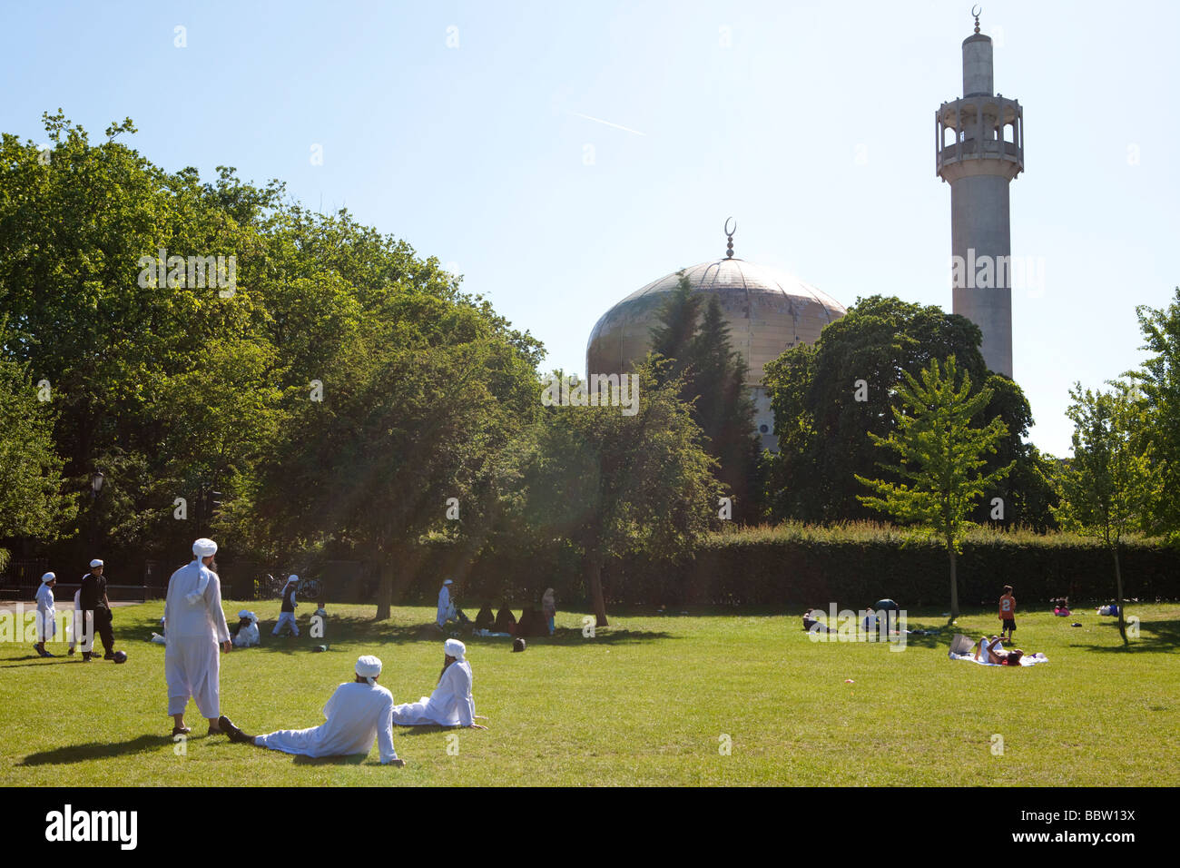 Regents Park Mosque London UK Europe Stock Photo - Alamy