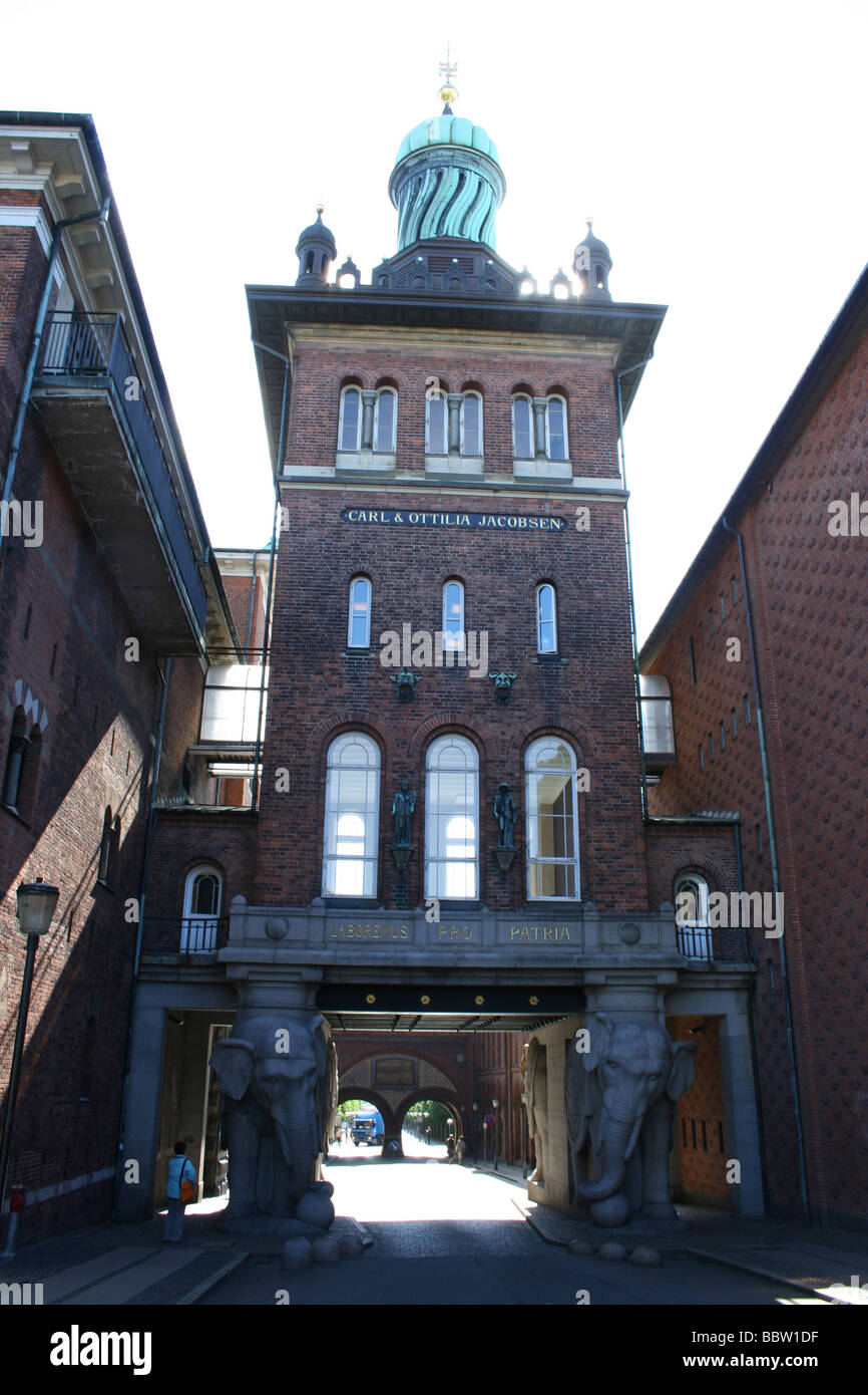 Carlsberg brewery - Denmark, beer factory Stock Photo - Alamy