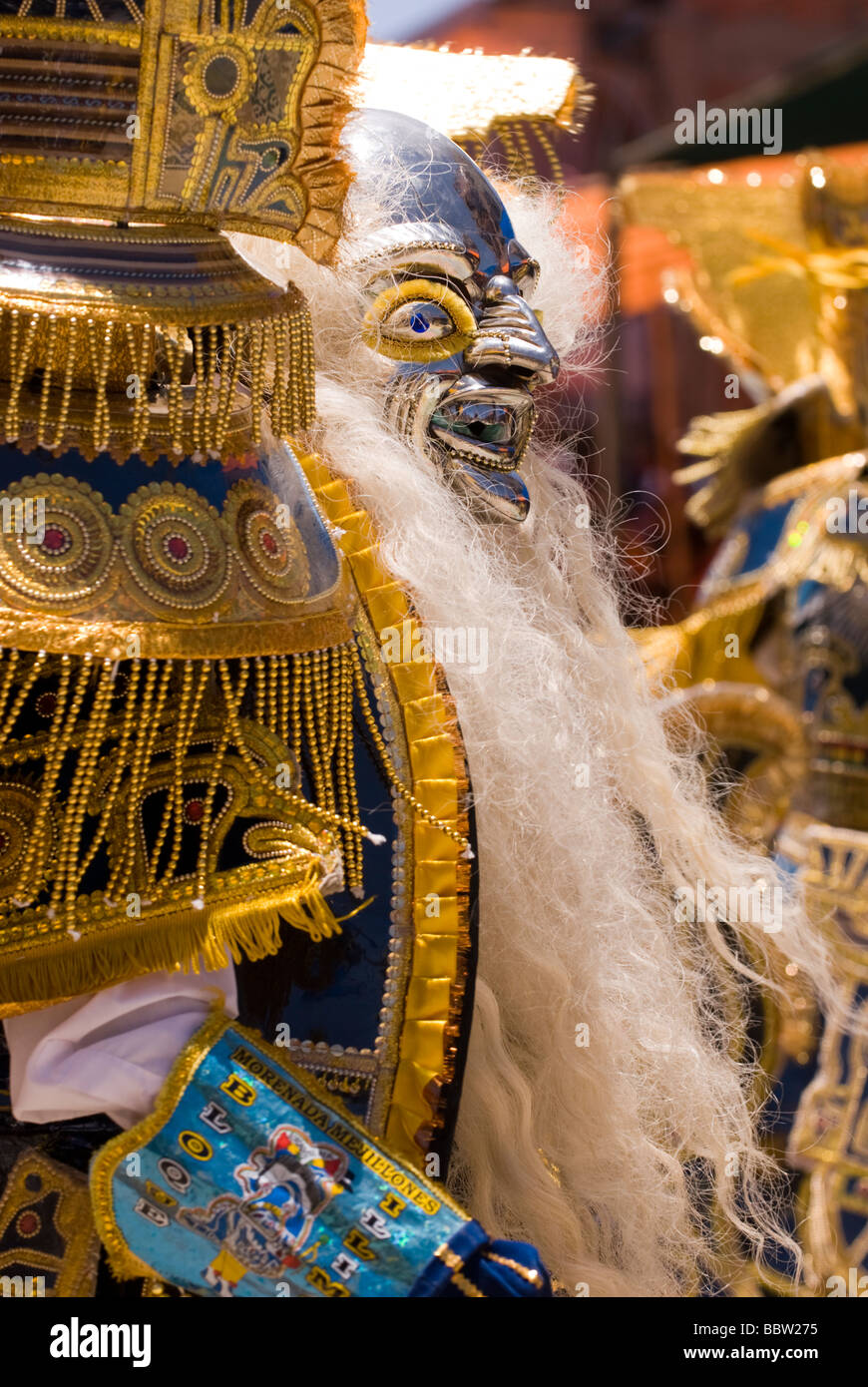 A Moreno Dancer in Oruro Carnival, Bolivia Stock Photo - Alamy