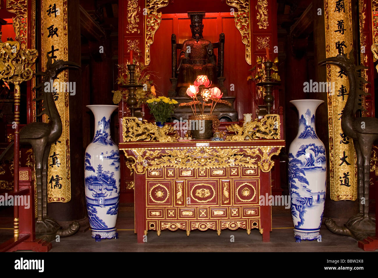 Literature Temple, Hanoi, Vietnam, Asia Stock Photo - Alamy