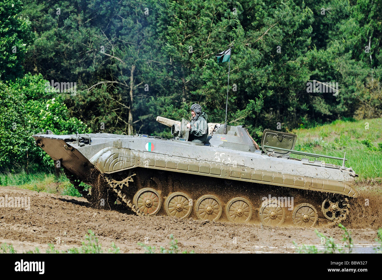 Tank driving school for tourists, BMP armored vehicle, Steinhoefel ...