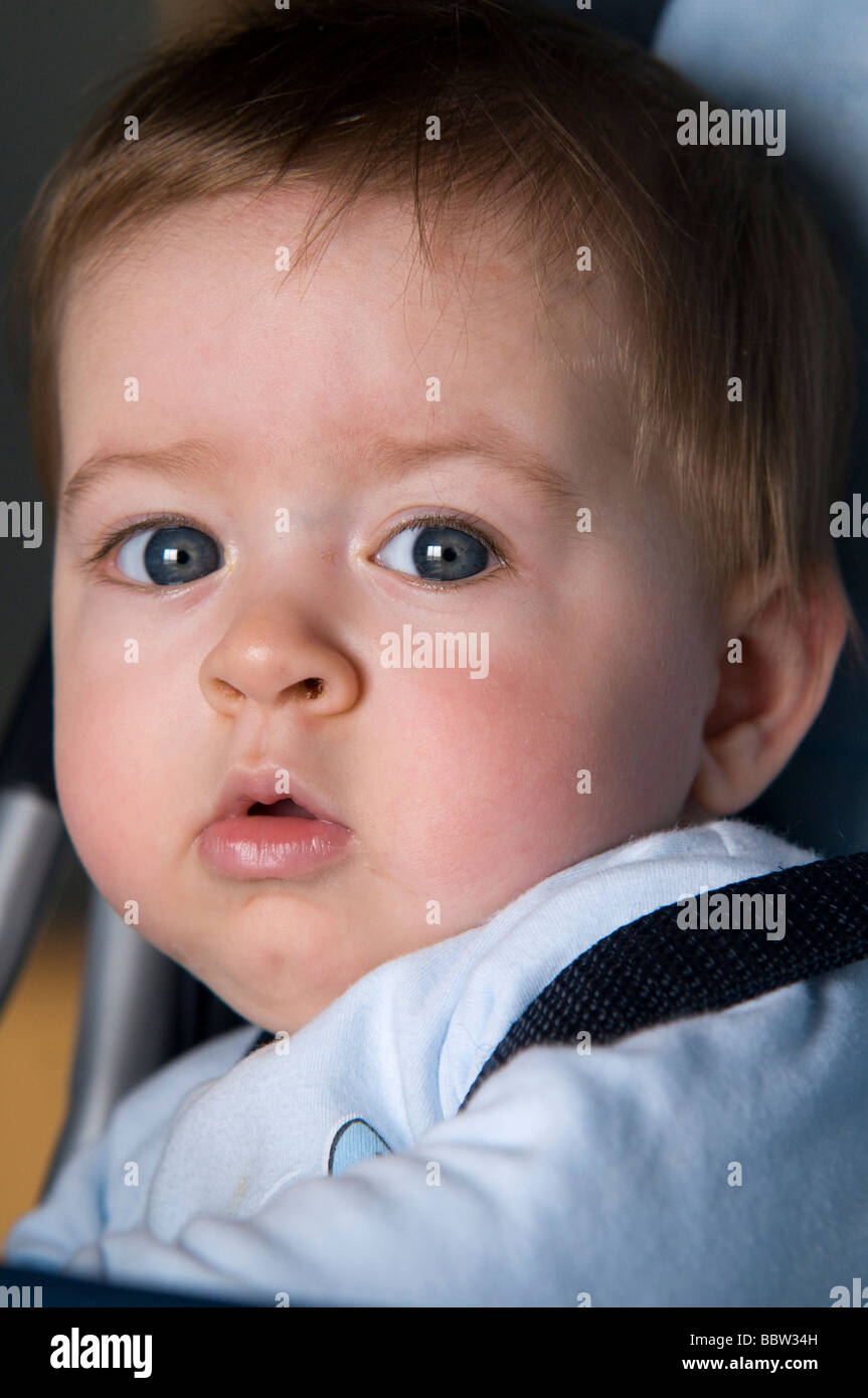6 moth old baby Stock Photo - Alamy