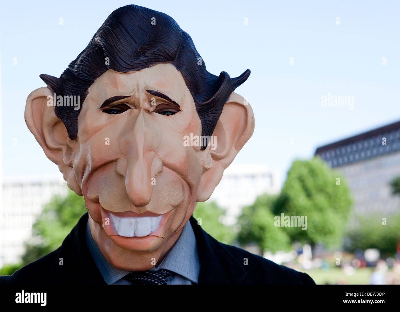 Prince charles mask hi-res stock photography and images - Alamy