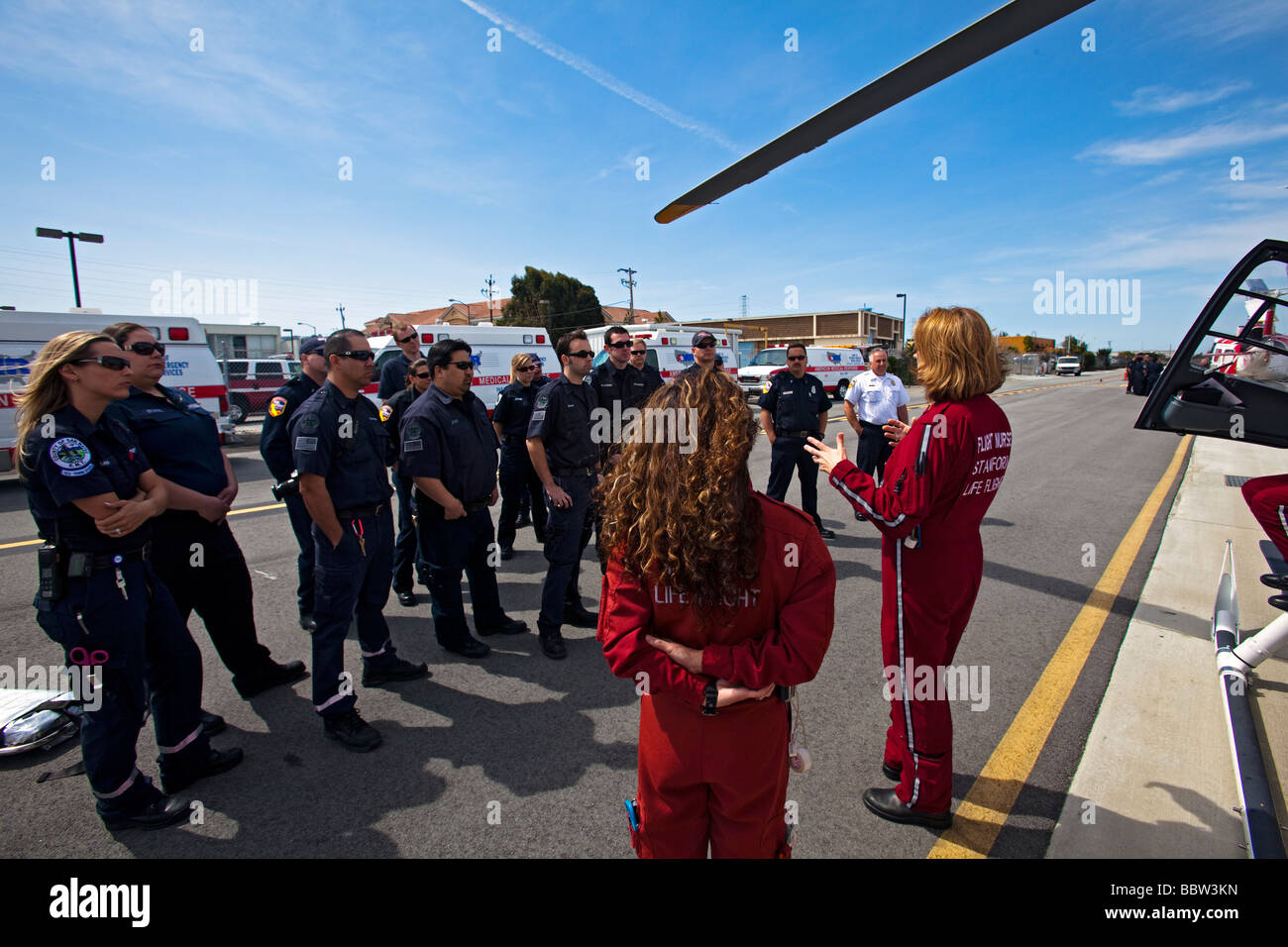 Air Ambulance helicopter @ emergency responder special operations ...