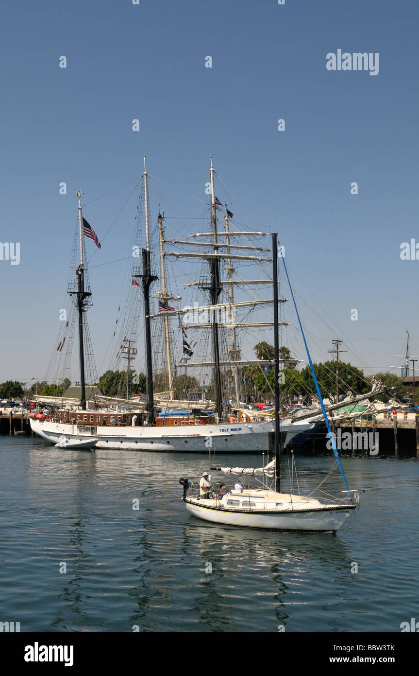 Classic style tall ship SSV Tole Mour Stock Photo - Alamy