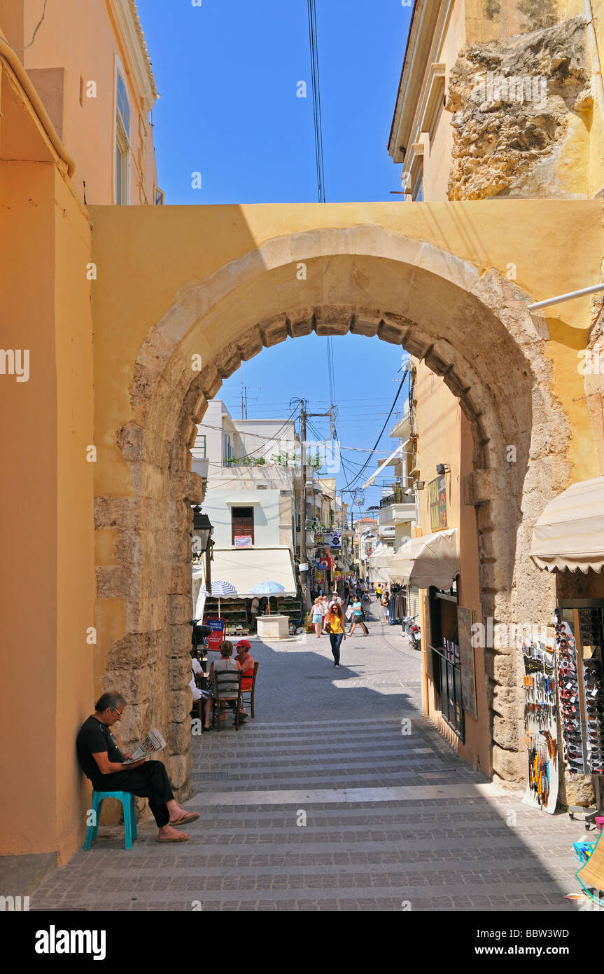 Rethymno (Rethymnon, Rethimno), Crete, Greece, Europe Stock Photo - Alamy