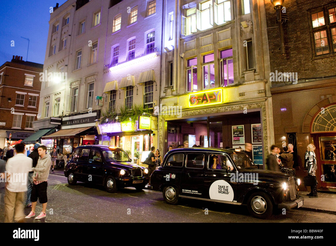 FOld Compton Street Soho London Europe Stock Photo - Alamy