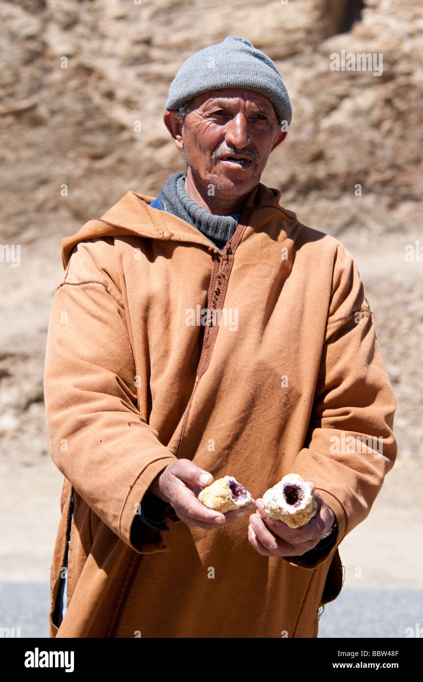 A roadside market trader in Southern Morocco Stock Photo - Alamy
