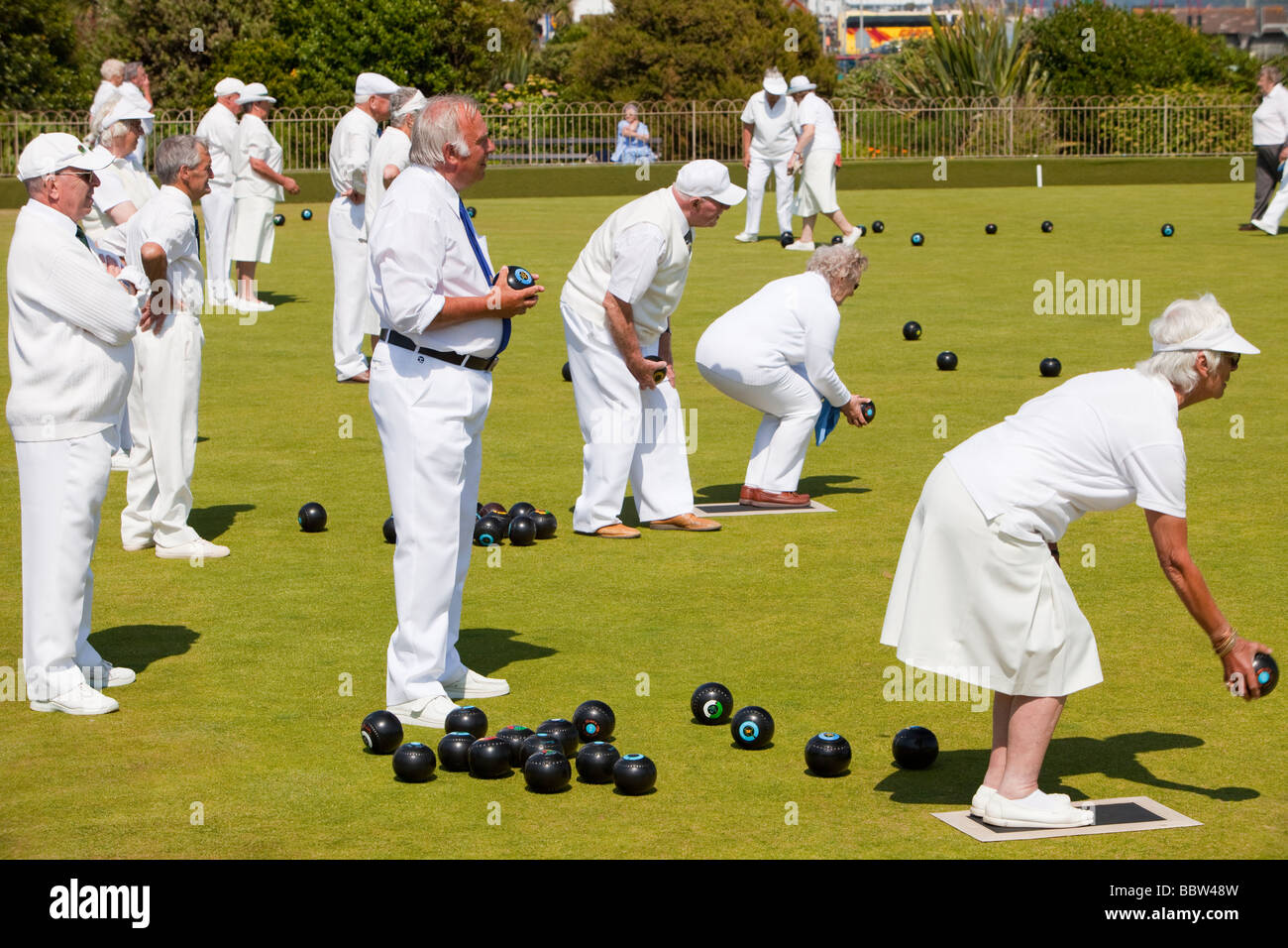 Old People Bowling