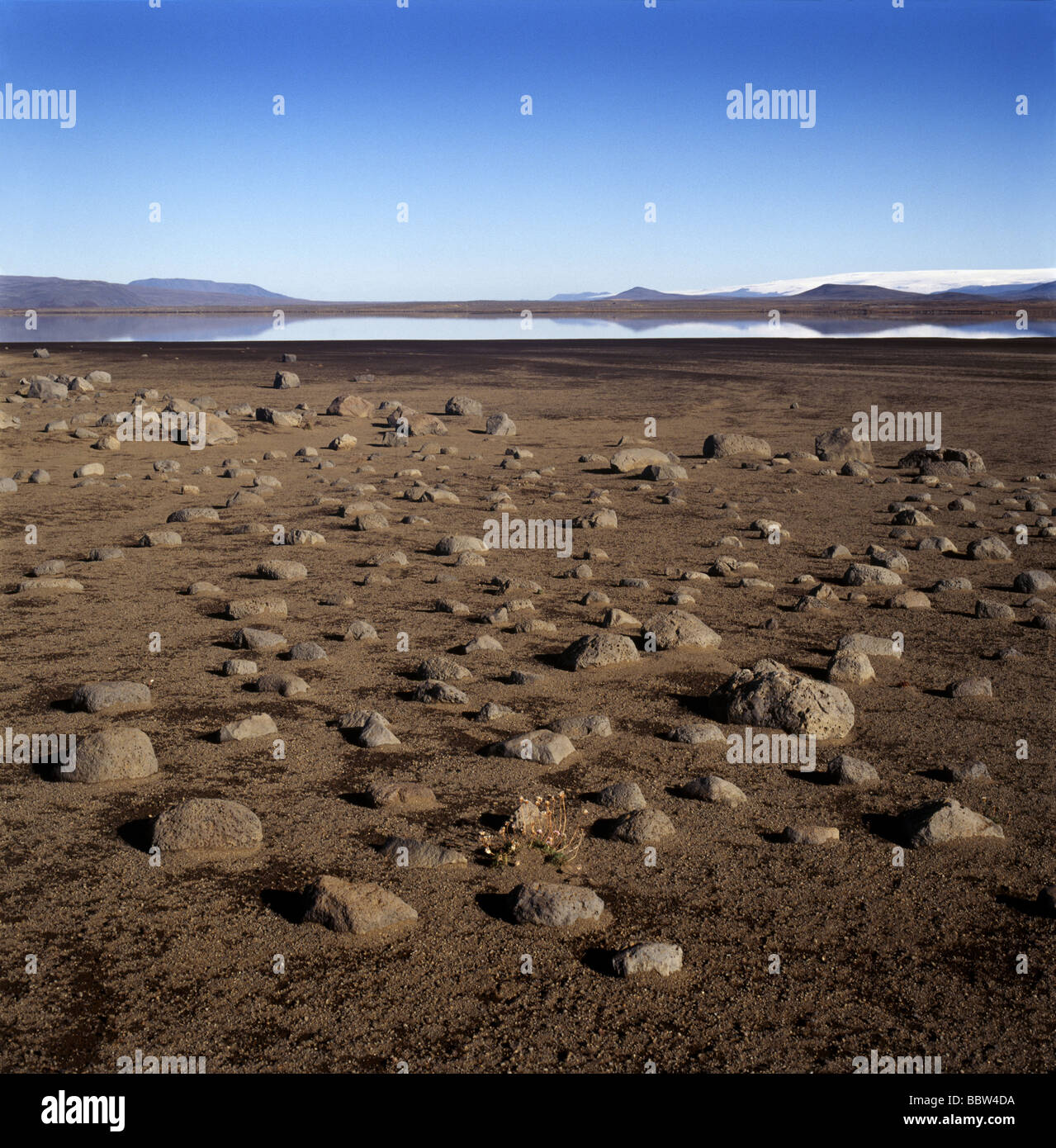 icelandic boulder field Stock Photo - Alamy
